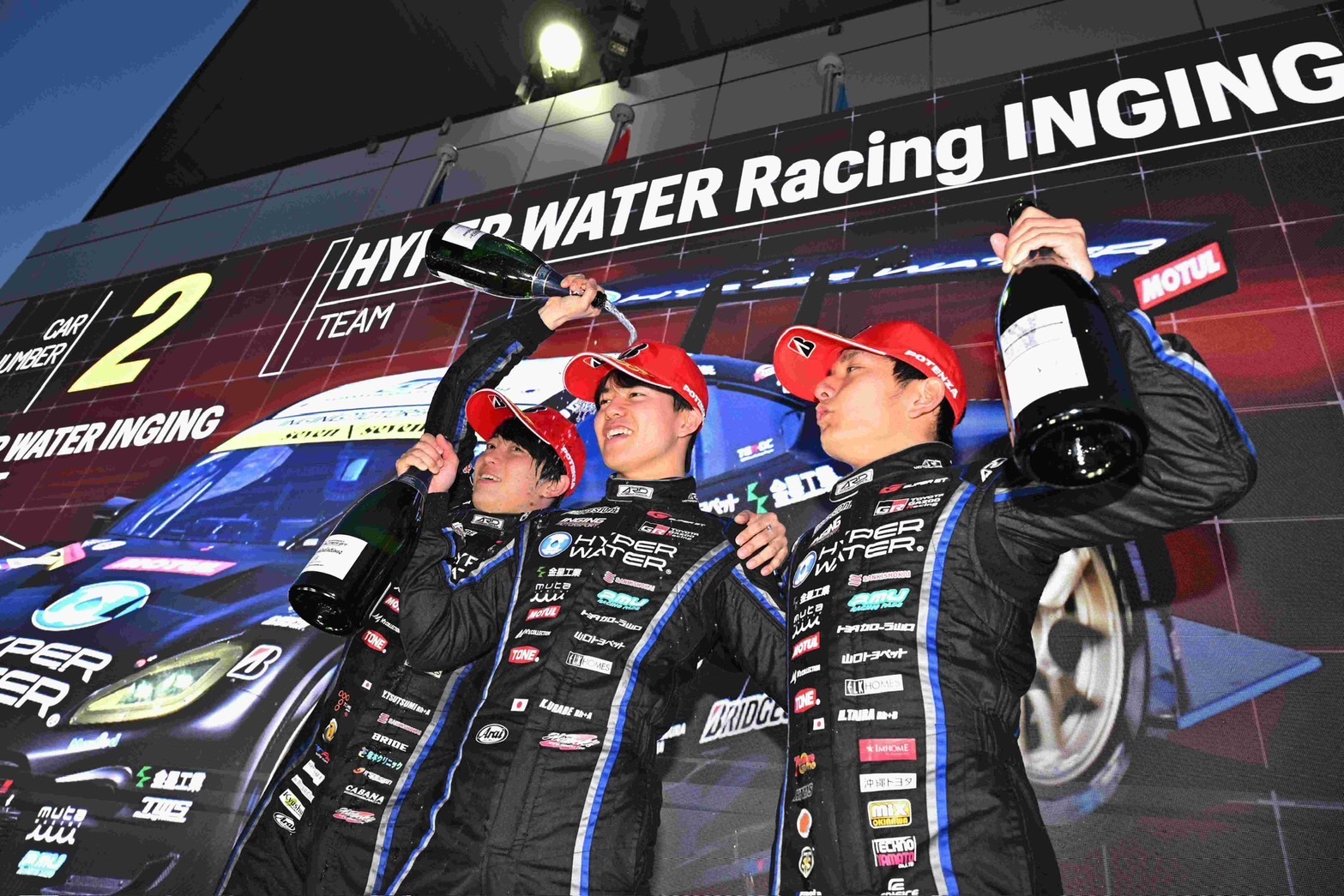 HYPER WATER Racing INGING SUPER GT 第2戦で3位表彰台獲得 - 株式会社マーフィード｜ハイパーウォーター